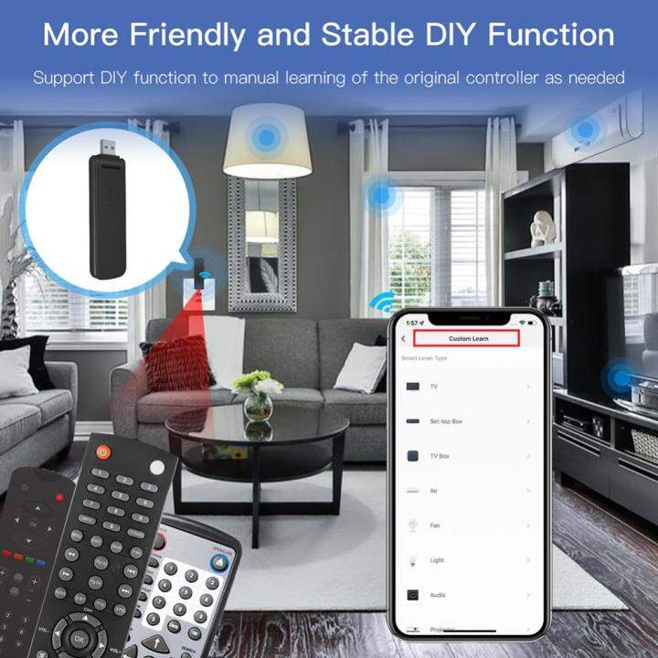Infrared Wireless Remote Controller Smart Home 2.4GHz IR Rotate Switch ...