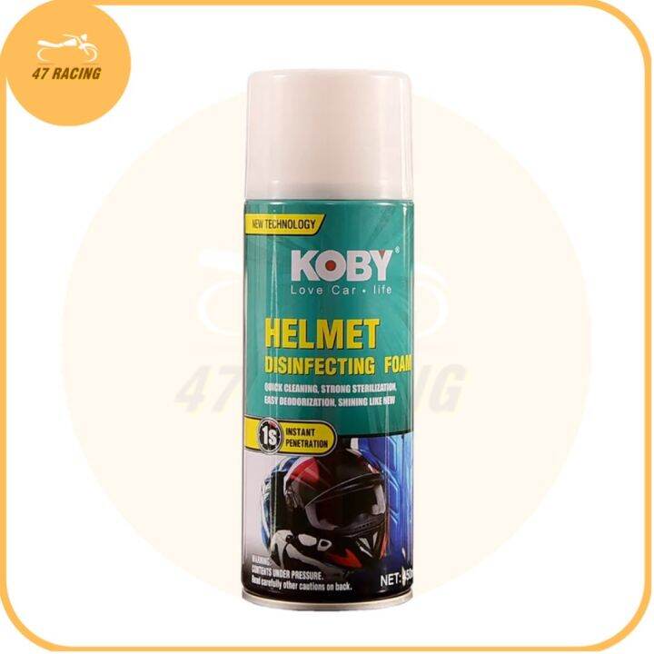Original Koby Helmet Disinfecting Foam Spray 500ml Anti Rain Clean Anti ...