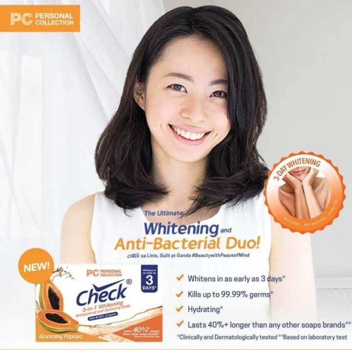PERSONAL COLLECTION CHECK PAPAYA SOAP 3 X 130g | Lazada PH