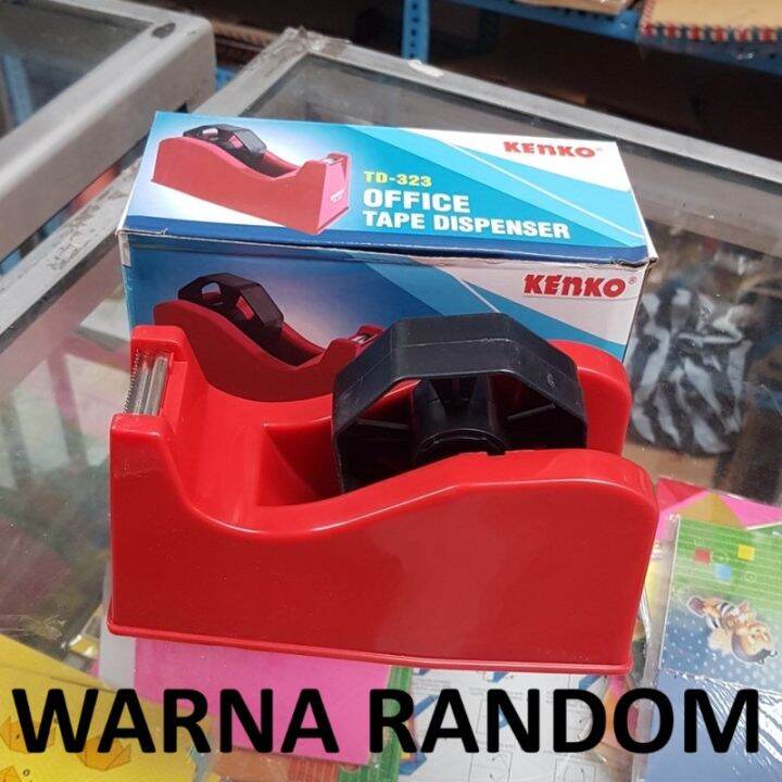 Dispenser Isolasi Besar Kenko TD 323 Tape Cutter (Pemotong Pita Perekat ...