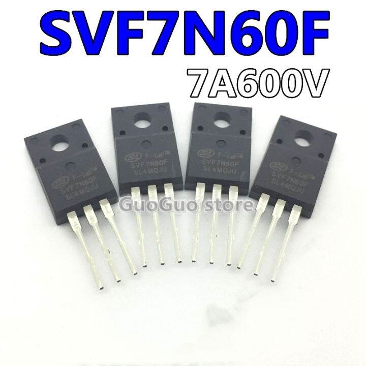5pcs Original SVF7N60F TO-220F 7N60F 7N60 TO-220 7A 600V 45W N-channel ...