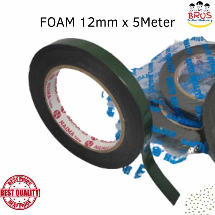 Double Tape Foam 12mm x 5meter / Double Tape Hijau Busa | Lazada Indonesia