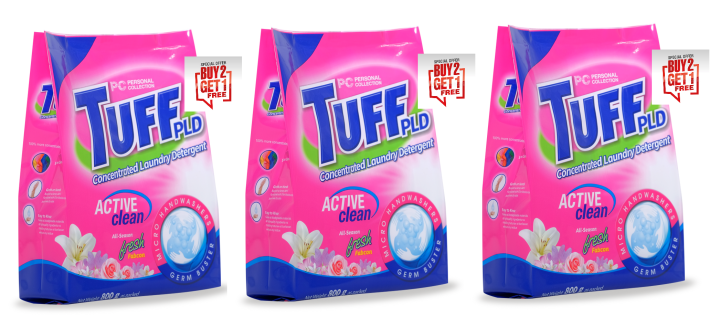 TUFF PLD Concentrated Laundry Detergent 800g (PERSONAL COLLECTION) 2+1 ...