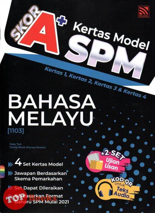 [topbooks Pelangi] Skor A Kertas Model Spm Bahasa Melayu 2023 Lazada