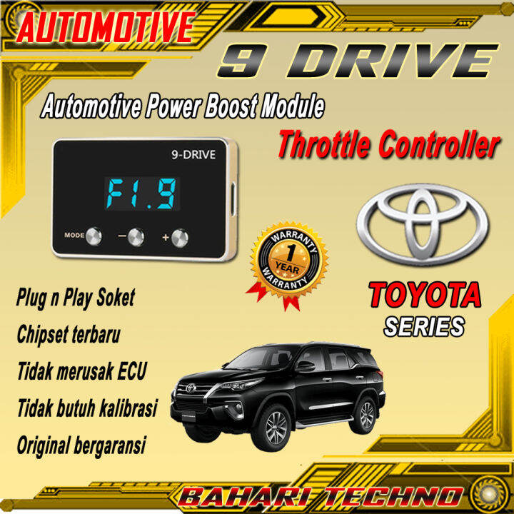 9 DRIVE TOYOTA SERIES THROTTLE CONTROLLER PIGGYBACK INNOVA FORTUNER ...