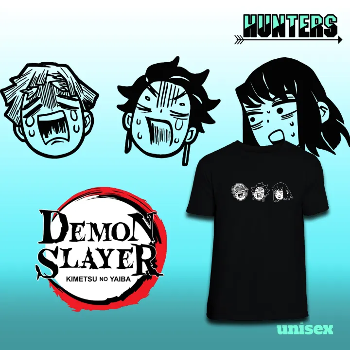 Demon Slayer DS Logo Tanjiro Kamado Inosuke Hashibra Zenitsu Agatsuma ...