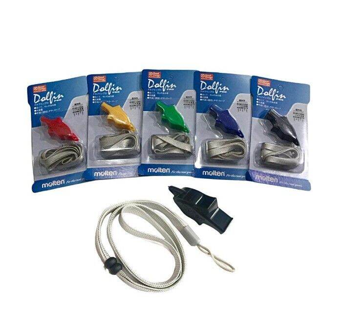 AVEN Pluit Dolfin Molten Pro Peluit Wasit Sepak Bola + Lanyard | Lazada ...