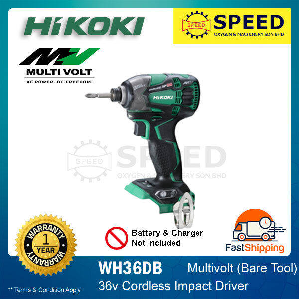 HIKOKI 36V Cordless Impact Driver Bare Tool WH36DB | Lazada