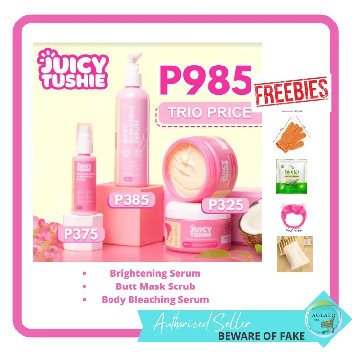 Juju Glow Juicy Tushie Brightening Butt Mask Scrub and Intimate ...