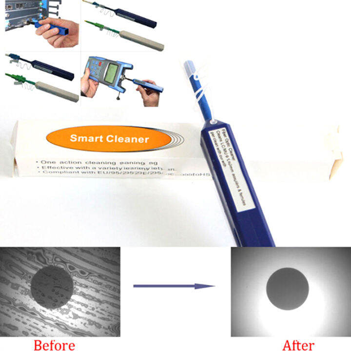 LEI One Click Fiber Optic Cleaning Pen Optical Cleaner LC/MU 1.25mm ...