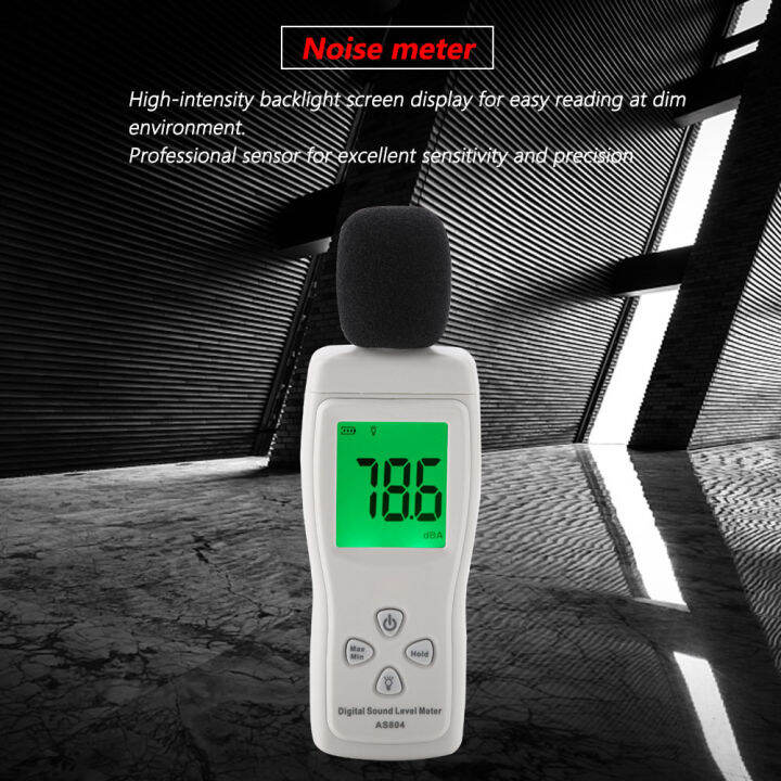 Digital Sound Level Meter SMART SENSOR AS804 Digital High Accuracy ...