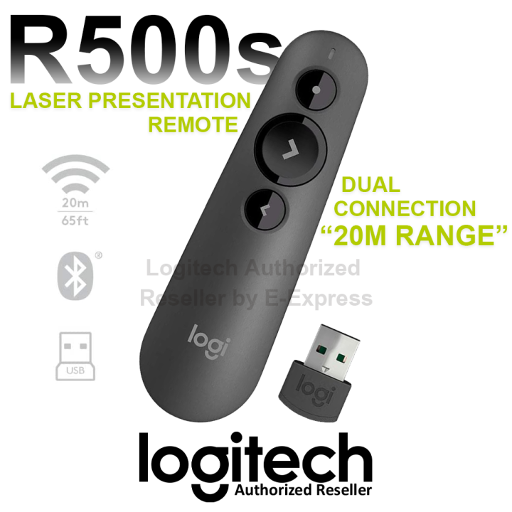 Logitech R500s Presenter เลเซอร์พ้อยเตอร์ รีโมตนำเสนอเลเซอร์ ของแท้ ...