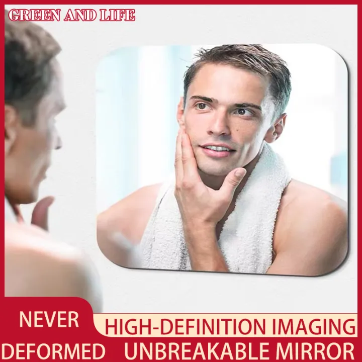 PVC HD mirror stickers self-adhesive soft mirrors that can be attached ...