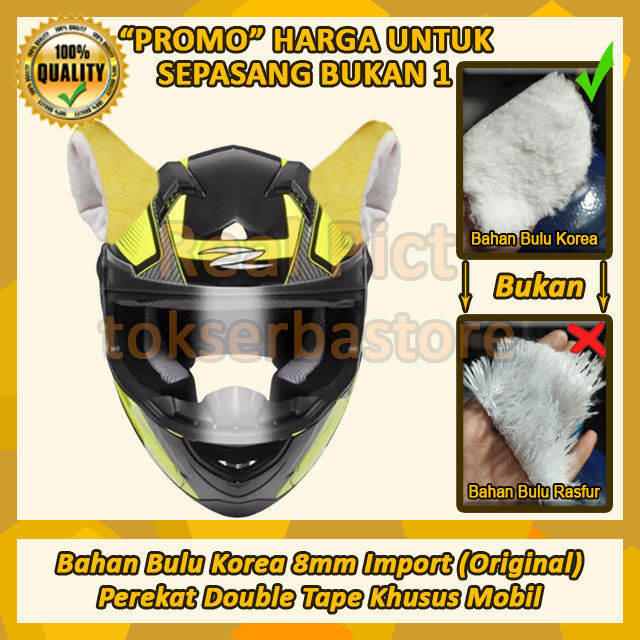 Kuping Helm Universal Kuping Kucing Keren Kuping Kucing Helem untuk ...