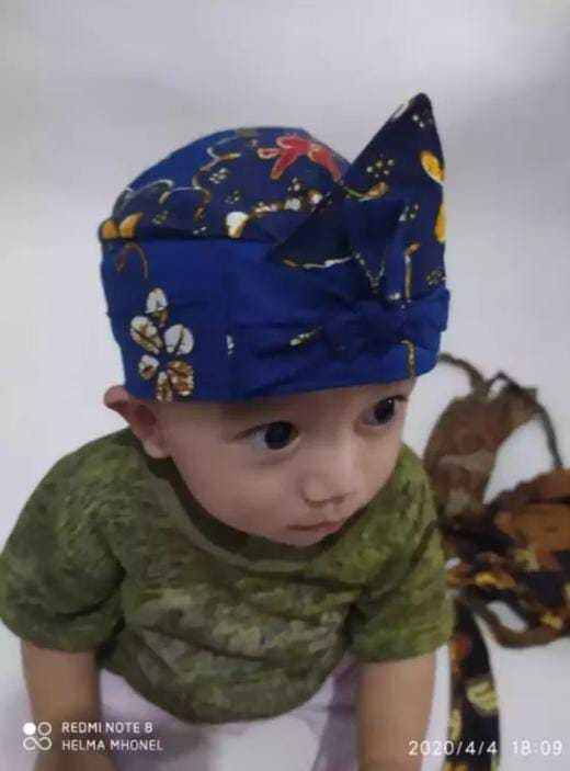 Blangkon Anak/ Ikat kepala Sunda/ topi anak/ udeng Bali/ ikat kepala ...