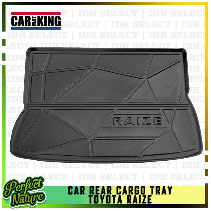 CARMATKING Toyota Raize Trunk Tray Mat 2022 | Car Cargo Rear Liner Boot ...