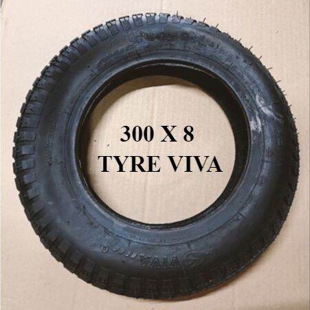 TYRE TUBE KERETA SORONG 13 X 3 (300X8) BRAND VIVA TAYAR LUAR ...