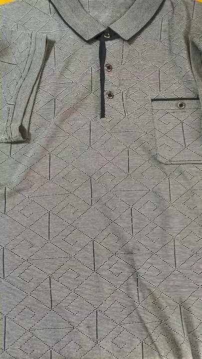 901A เสื้อผ้าฤดูร้อนของผู้ชายวัยกลางคนลำลองแขนสั้น T เสื้อยืดวัยกลางคน Polo เสื้อเชิ้ตผู้ชายหลวม ...