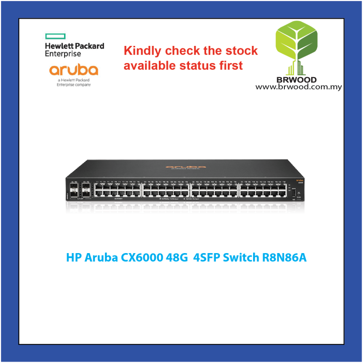 HP Aruba R8N86A: CX6000 48G C/W 4 SFP Switch | Lazada