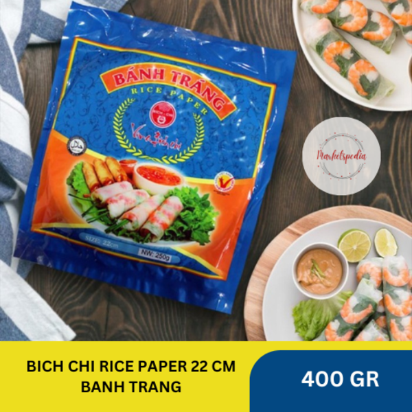 Banh Trang High Quality Rice Paper Vina Bich Chi 22cm 400g - Halal ...