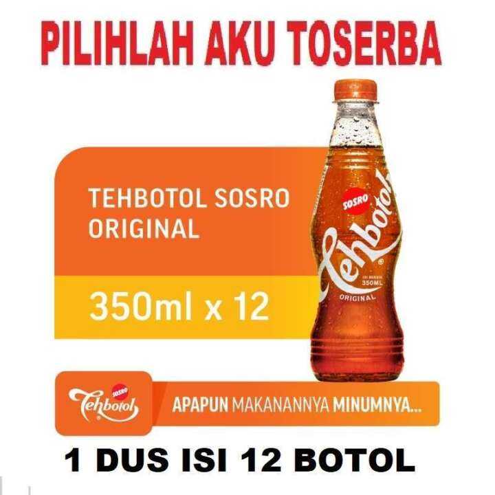 Teh Botol Sosro PET Original 350 ml - ( HARGA 1 DUS ISI 12 pcs ...