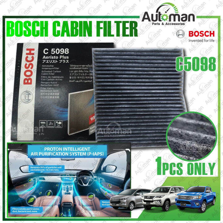 Toyota Hilux REVO Fortuner NEW Innova 2015-2020 BOSCH ACTIVATED CARBON ...