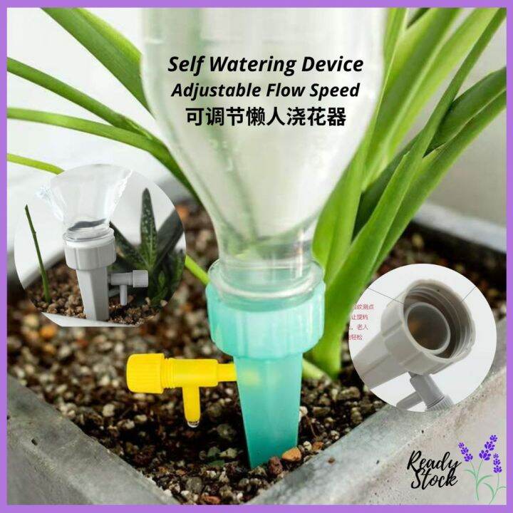 Ready Stock Auto Plant Watering Device Self Watering Drip Adjustable ...
