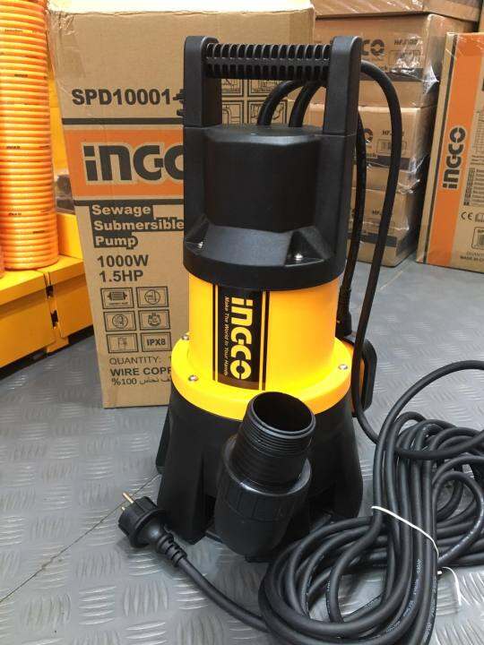 Ingco Submersible Water Pump 1000W (1.5HP) - SPD10001-5 | Lazada PH