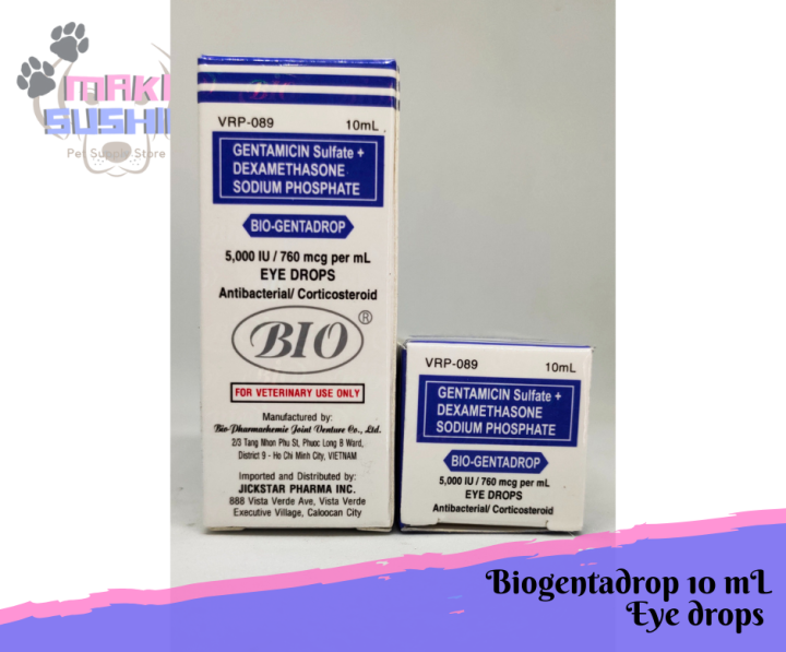 Biogentadrop 10 mL Antibacterial / Corticosteroid Eye drops | Lazada PH