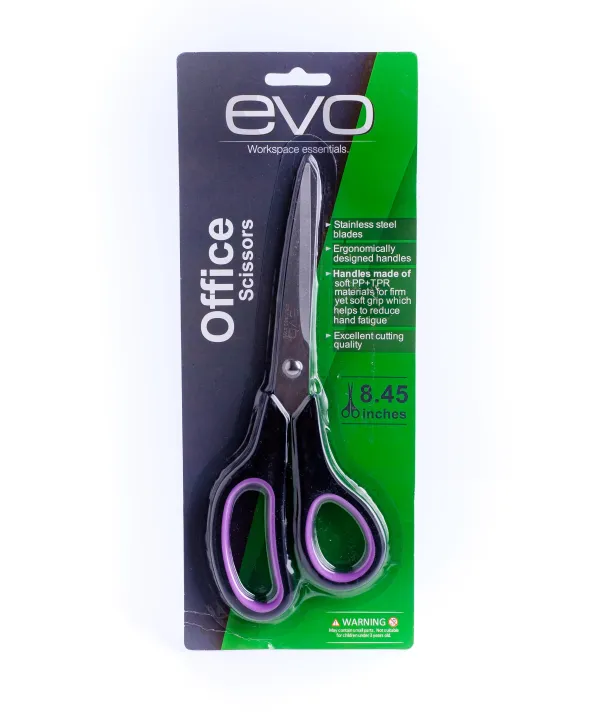 Evo 8-inch Office Scissors PP+TPR handle | Lazada PH
