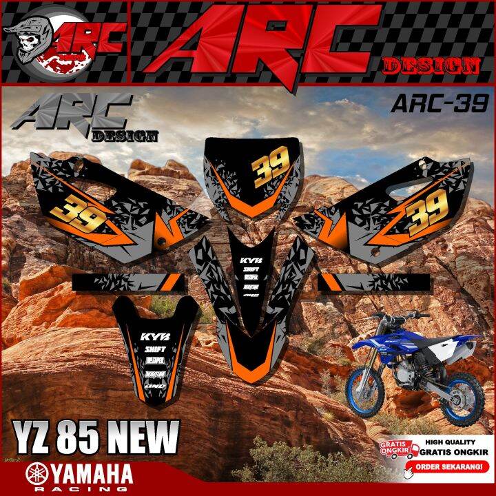 Sticker Striping Lis Variasi Yamaha YZ 85 New Semi Fullbody - Stiker ...