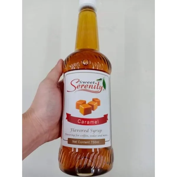750ml Sweet Serenity Caramel Flavored Syrup for Coffee, Sodas and more ...