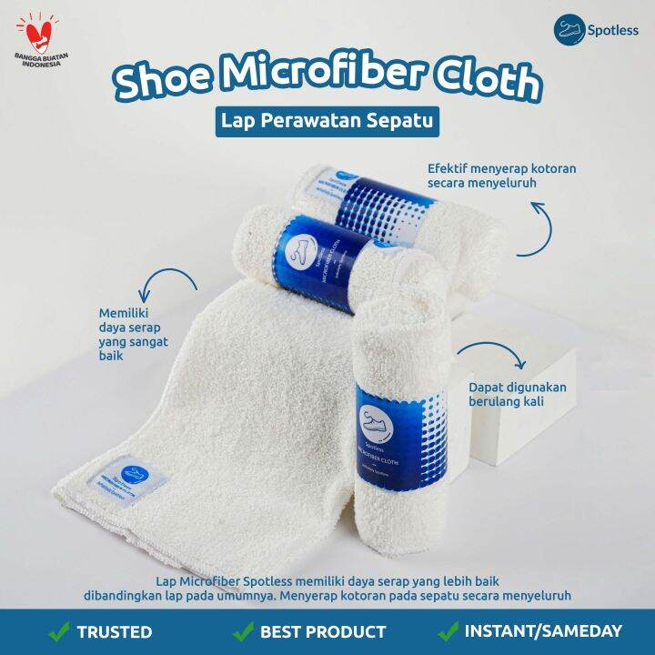 Spotless Microfiber Cloth Lap Handuk Sepatu | Lazada Indonesia