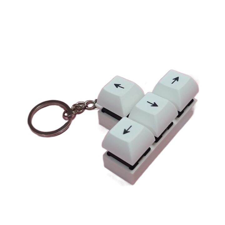 Printed Mechanical keyboard switch keychain 4 slots (Tetris WASD arrow ...