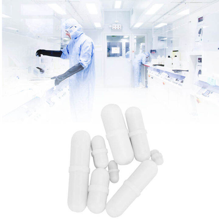 8 Pcs Magnetic Stirrer Mixer Stir Bar Set Type-B Mixed Size PTFE ...