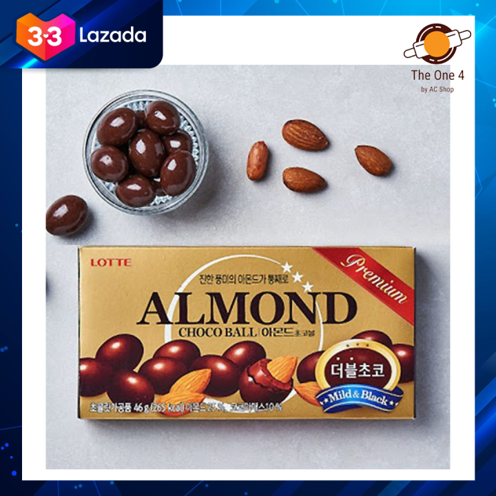 📌ส่งฟรี📌 lotte almond choco ball ขนมอัลมอนด์เคลือบช็อคโกแลต จากเกาหลี ...