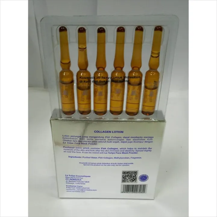 La Tulipe Collagen Lotion 2ml (6 ampul) | Lazada Indonesia