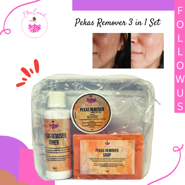 Pekas/ Melasma Remover 3 in 1 Set /cream/soap/toner | Lazada PH