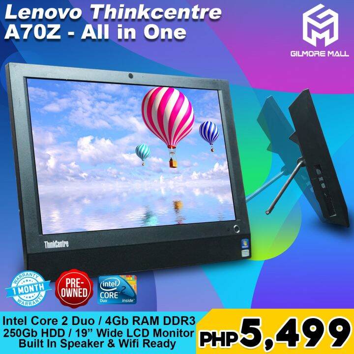 All In One PC Lenovo ThinkCentre A7OZ | Intel Core 2 Duo E7500 , 4gb ...