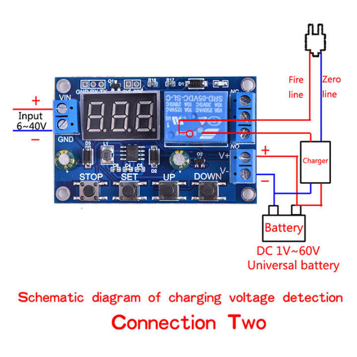 smceyl shop 6-40V LED Battery Charger Discharger Board Under /Over ...