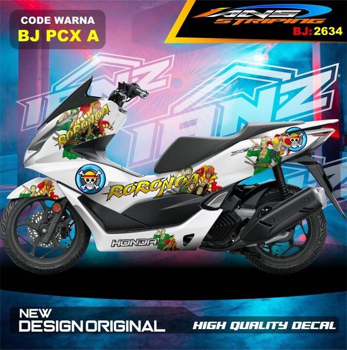 STICKER MOTOR HONDA PCX 160 / STIKER FULL BODY PCX HIGH QUALITY ...