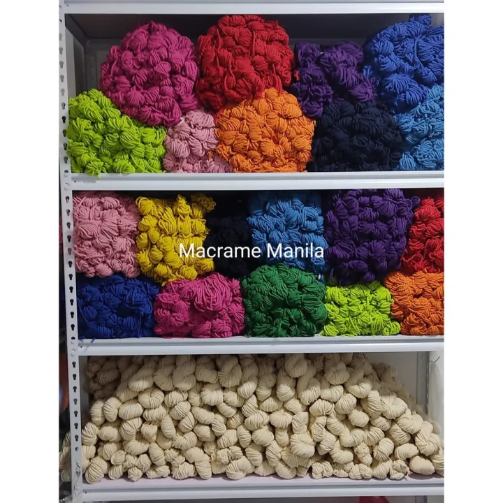 1 Bundle 3mm Macrame Rope Colored Cotton Rope | Lazada PH