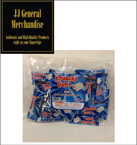 Krunchy Barr Milk Coated Mallows With Rice Crispies 4.5gx24pcs=108g ...