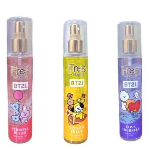 Fres & Natural Fine Fragrance Mist BT21 - 100ml EwaKOS | Lazada Indonesia