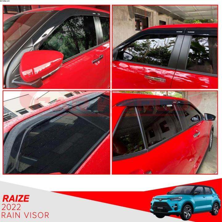 Spot ღTOYOTA RAIZE 2022 - 2023 RAIN VISOR (2022 2023)♖ | Lazada PH