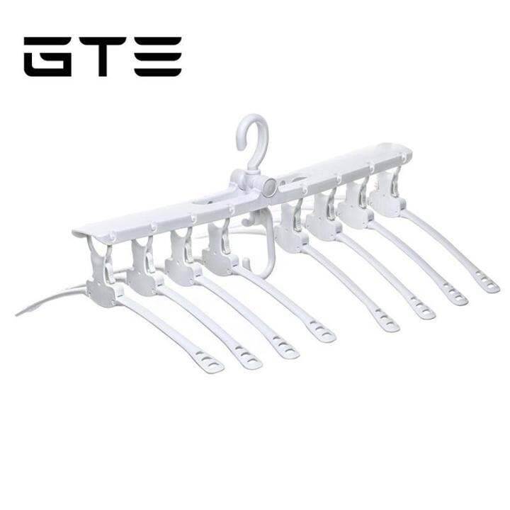 GMshop Hanger Magical Multi-function Magic Hanger Folding Multi-layer ...