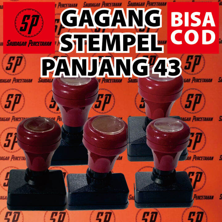 Gagang Stempel Flash / Otomatis PANJANG 43 | Lazada Indonesia