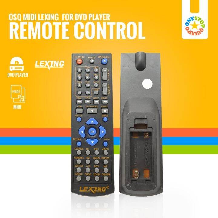 OSQ MIDI LEXING DVD Remote Control | Lazada PH