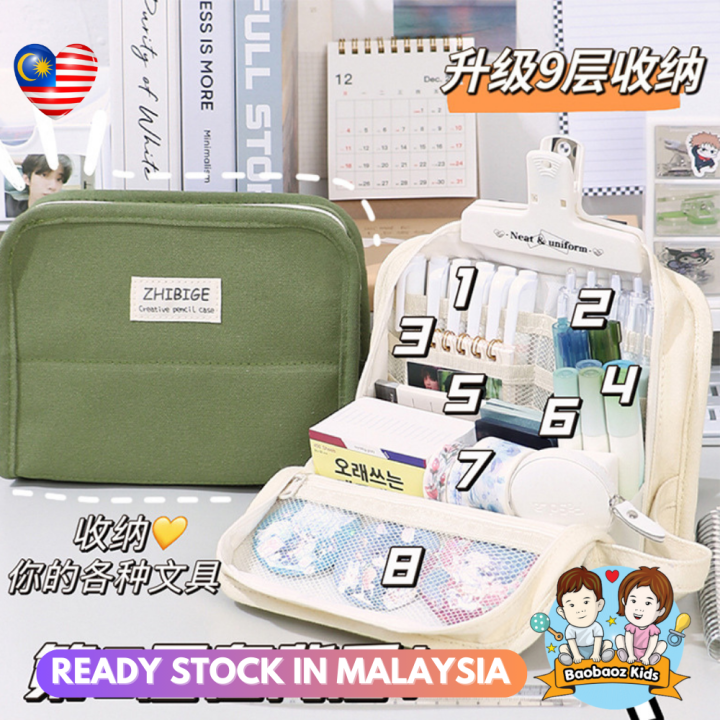 ZHIBIGE Upgrade 9 Layers CANVAS Standable Foldable Classic Vintage ...