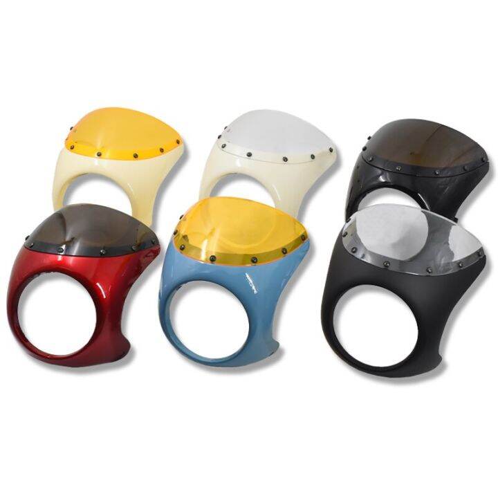 Plastic Windscreen Windshield Motorcycle Wind Deflector Headlight ...